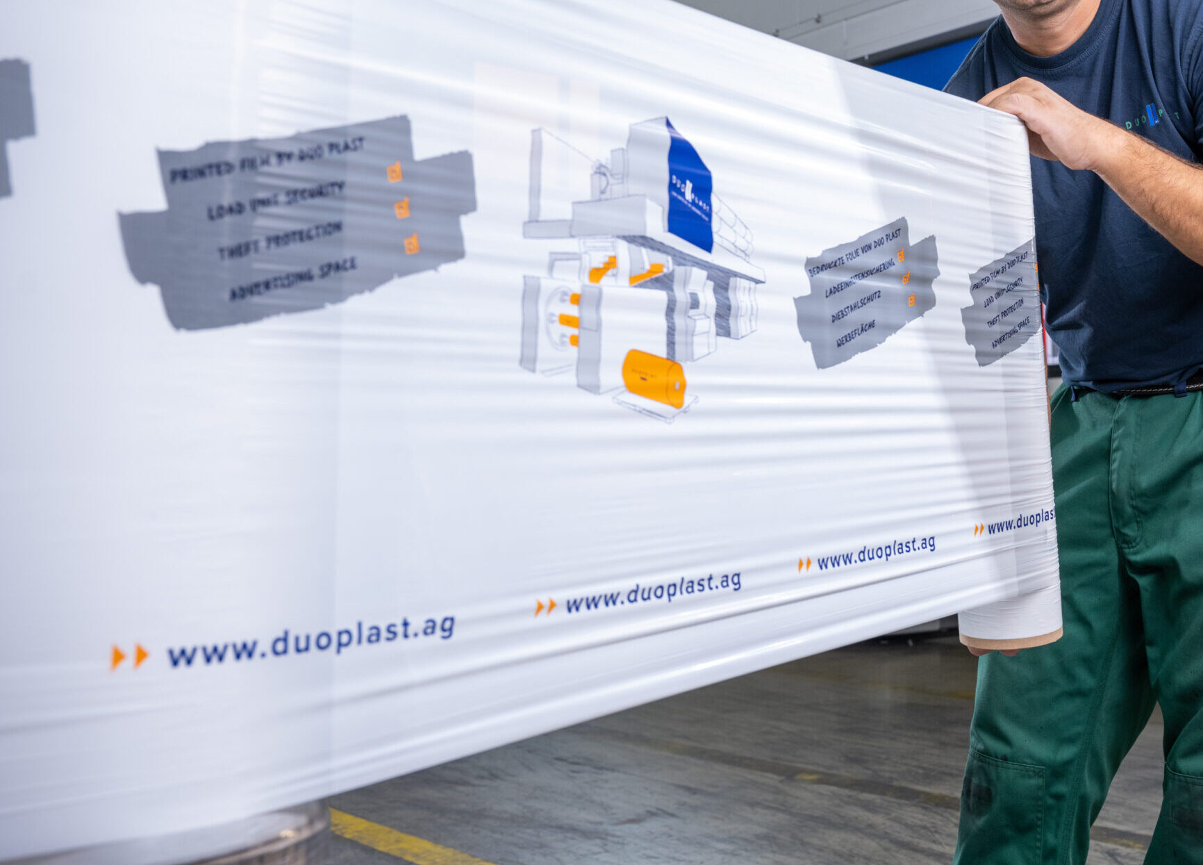 Bedruckte Stretchfolie (DUO PRINT) - DUO PLAST AG